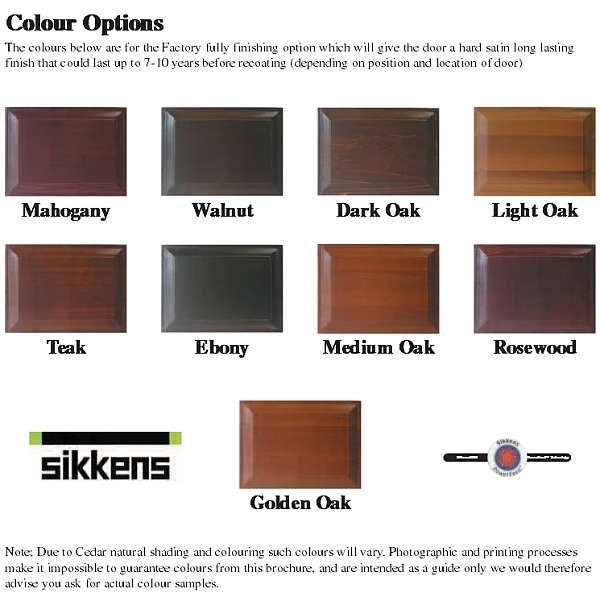 Belper Cedar Timber Side Hinged Garage Doors | Buy Side Hinged Garage ...